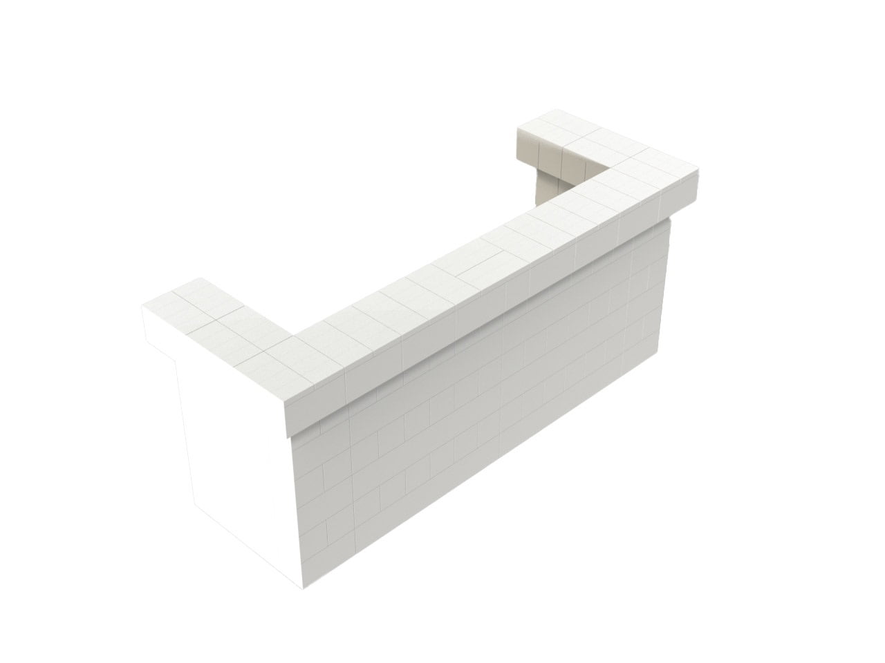 EverBlock 8’ Full Cantilever Bar & Counter Kit | For Home, Sales or ...