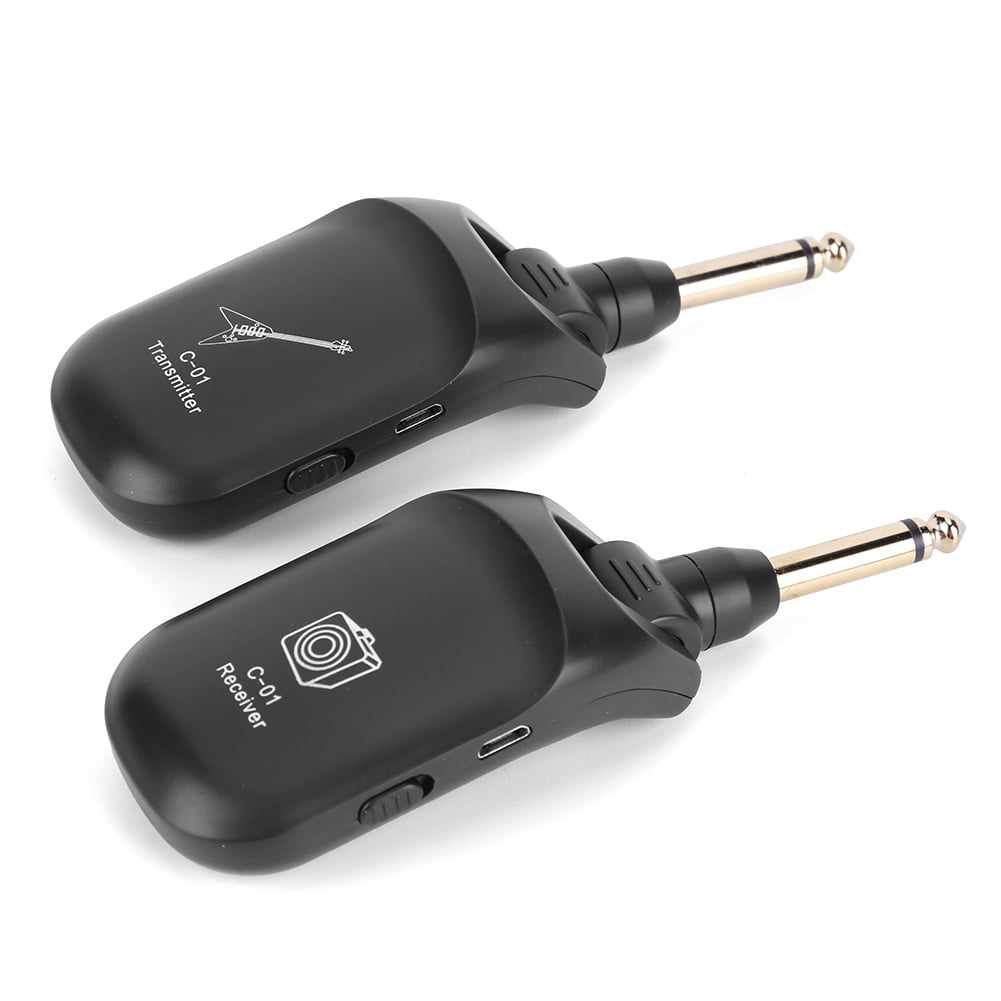 C01 Electric Guitar Wireless Pickup USB Rechargeable Audio Transmitter ...