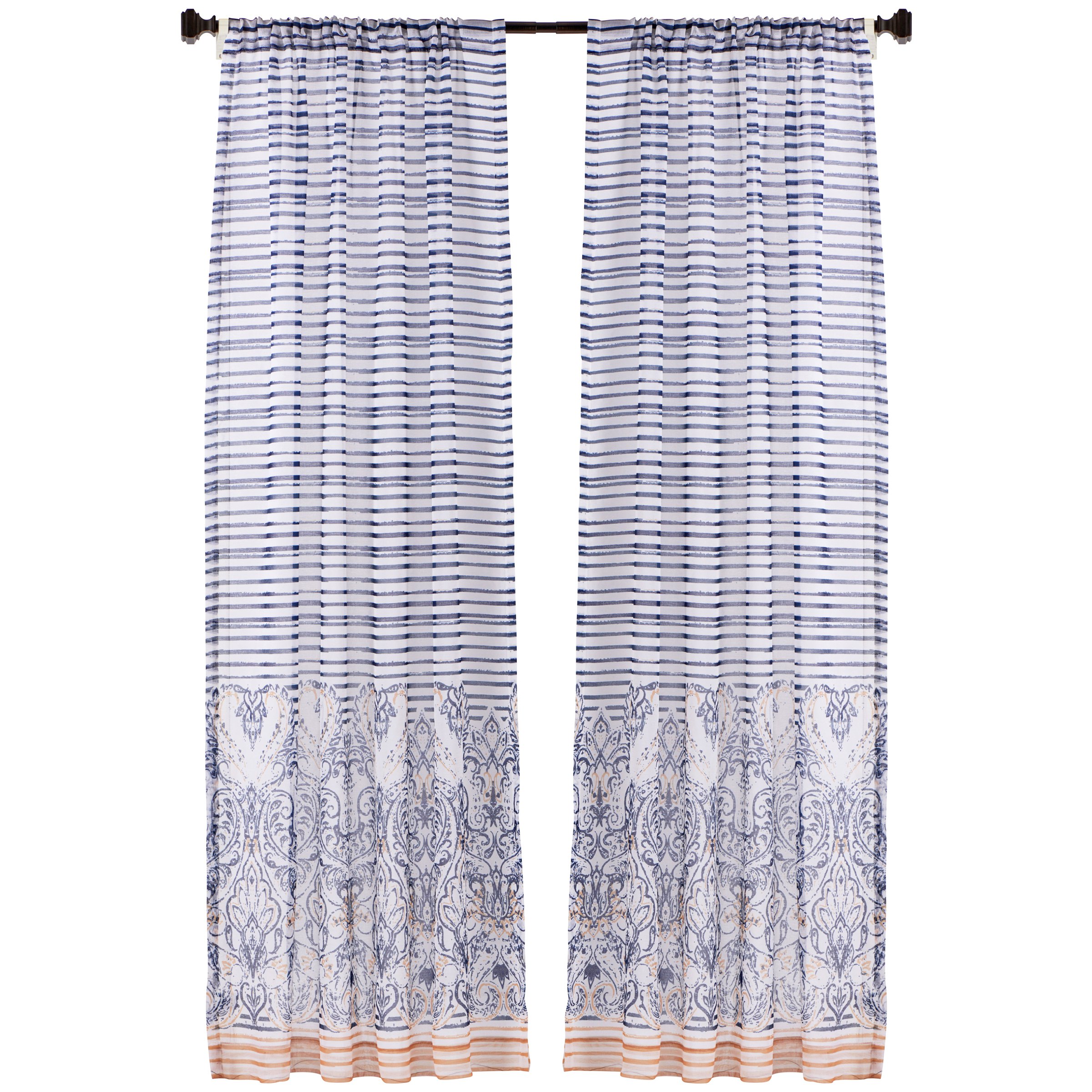 Mainstays Laced Stripe Panel, Set of 2 - Walmart.com