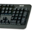 Free Shipping! Onn+ Gaming Mechanical Keyboard with Blue Switches, 104 ...