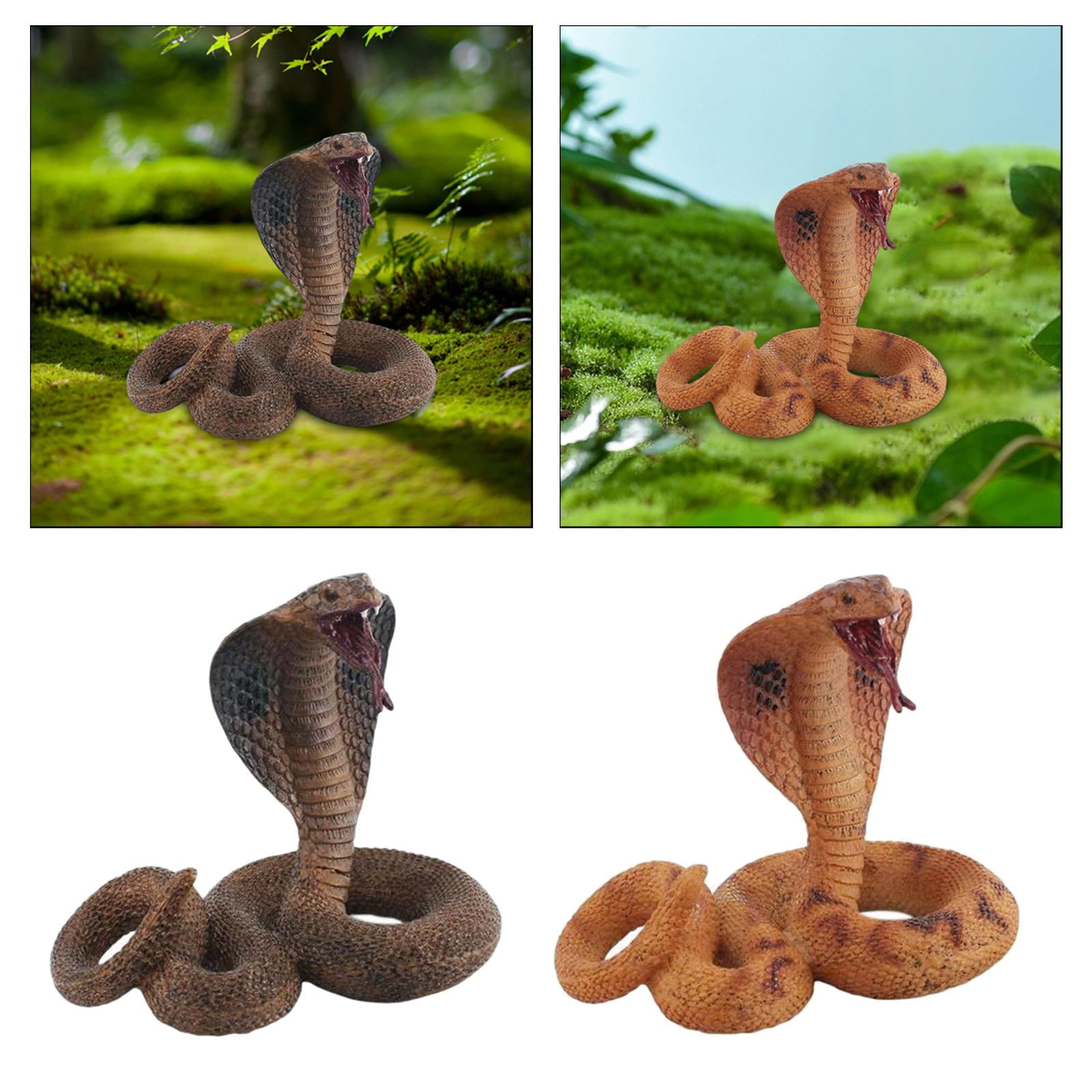 2Pieces Realistic Snake Model Toy Jokes Prop Party Tabletop Decoration ...