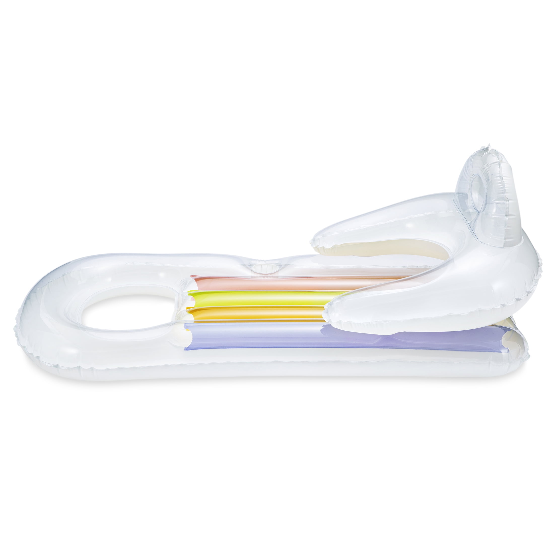 Funsicle Cloud White Relaxing Lounge, Inflatable Pool Float, Adults ...