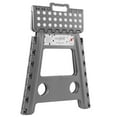 "Casafield 16"" Lightweight Folding Step Stool with Handle - Gray ...