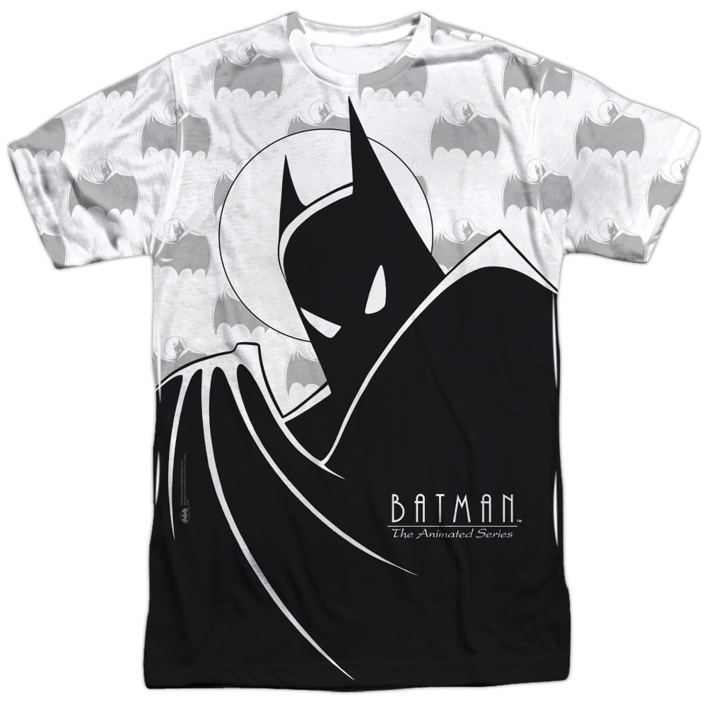Batman The Animated Series Large Silhouette Mens Sublimation Shirt ...