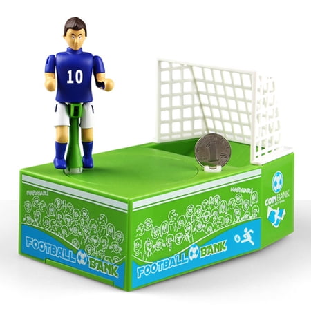 Bingirl Creative Football Piggy Bank Electric Powered Soccer Player ...