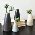 Main + Mesa Decorative Stoneware Bud Vases, Modern Boho, Set of 4 ...