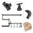 Miumaeov Industrial Steampunk Pipe Shelving Wall Mounted Farmhouse ...
