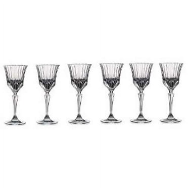 SharpTools RCR Opera Crystal Water Glass Set, 8 oz, Tulip Shape ...