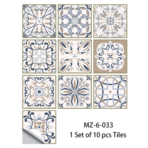 Fashnice Peel And Stick Backsplash Tiles Traditional Wall Tile Sticker ...