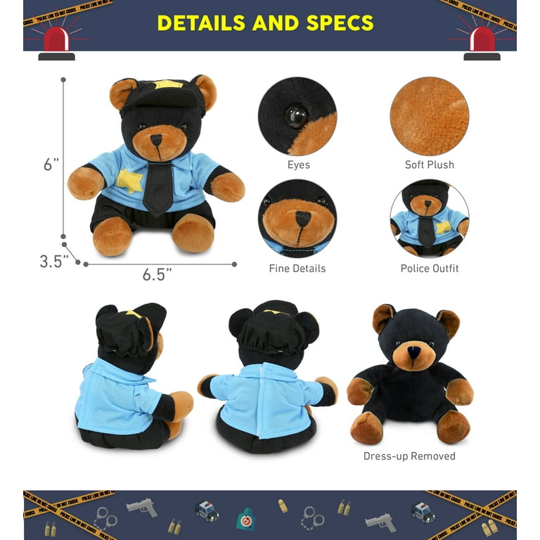 Panda Bear Hugging Policeman