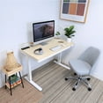 Mount-It! Compact Height Adjustable Sit-Stand Desk with Drawer USB Hub ...