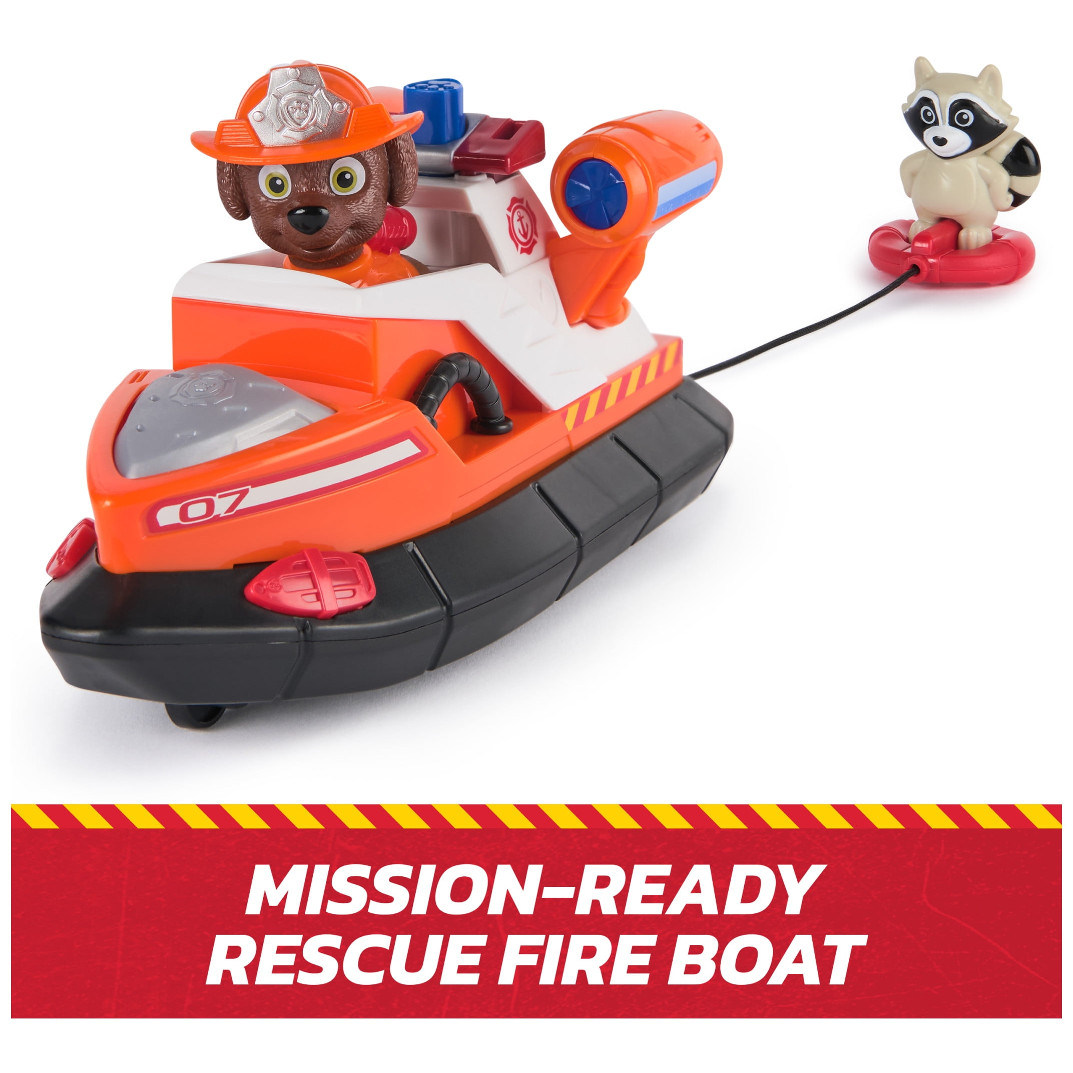 PAW Patrol Action Figures PAW Patrol Zuma Rescue Fire Boat - Action ...