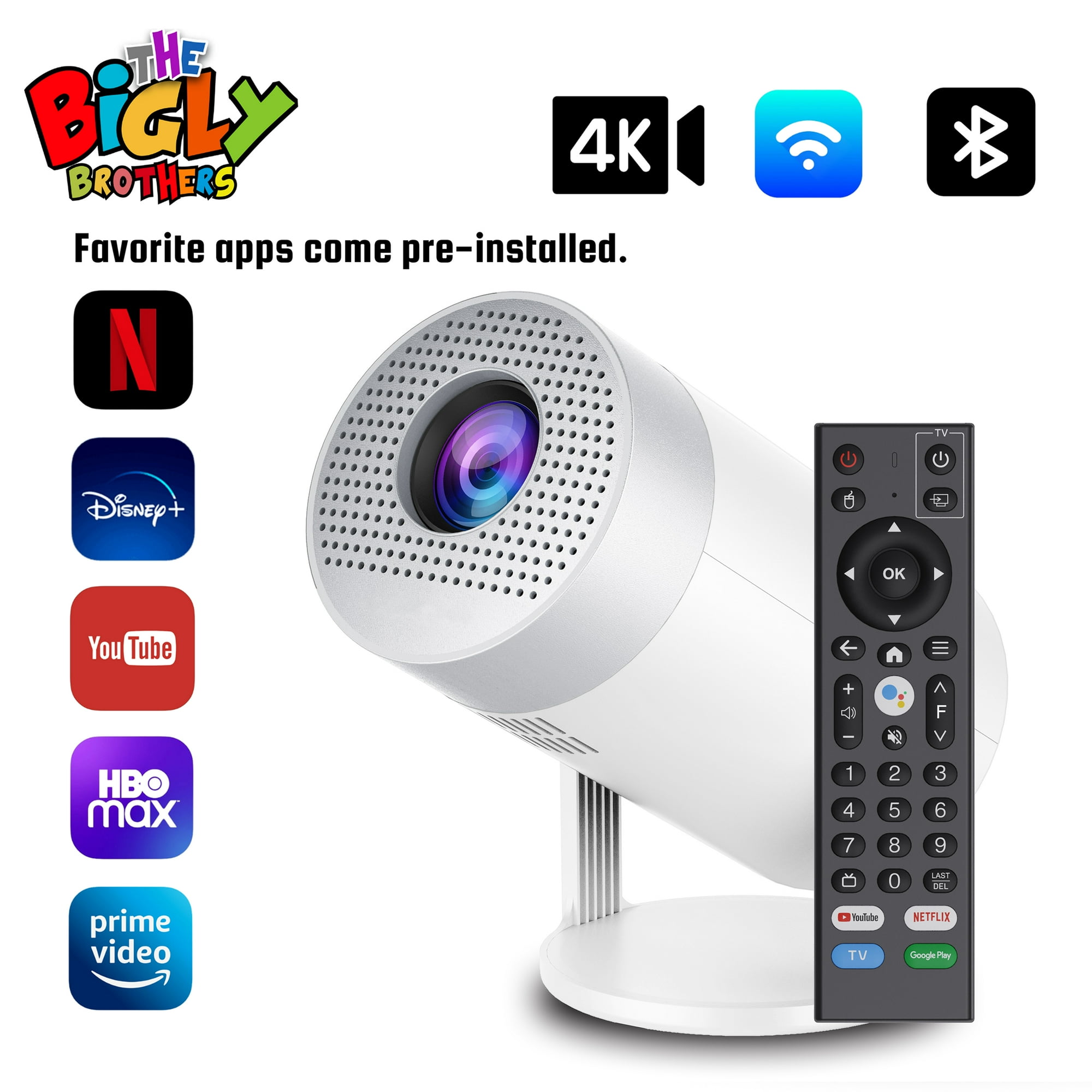 Click here for The Bigly Brothers Brother Eye 4k Mini Projector 3... prices