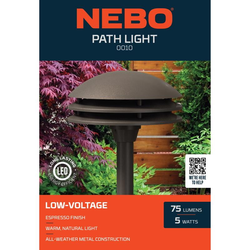NEBO Home 3010354 5W Low Voltage LED Pathway Light - Walmart.com