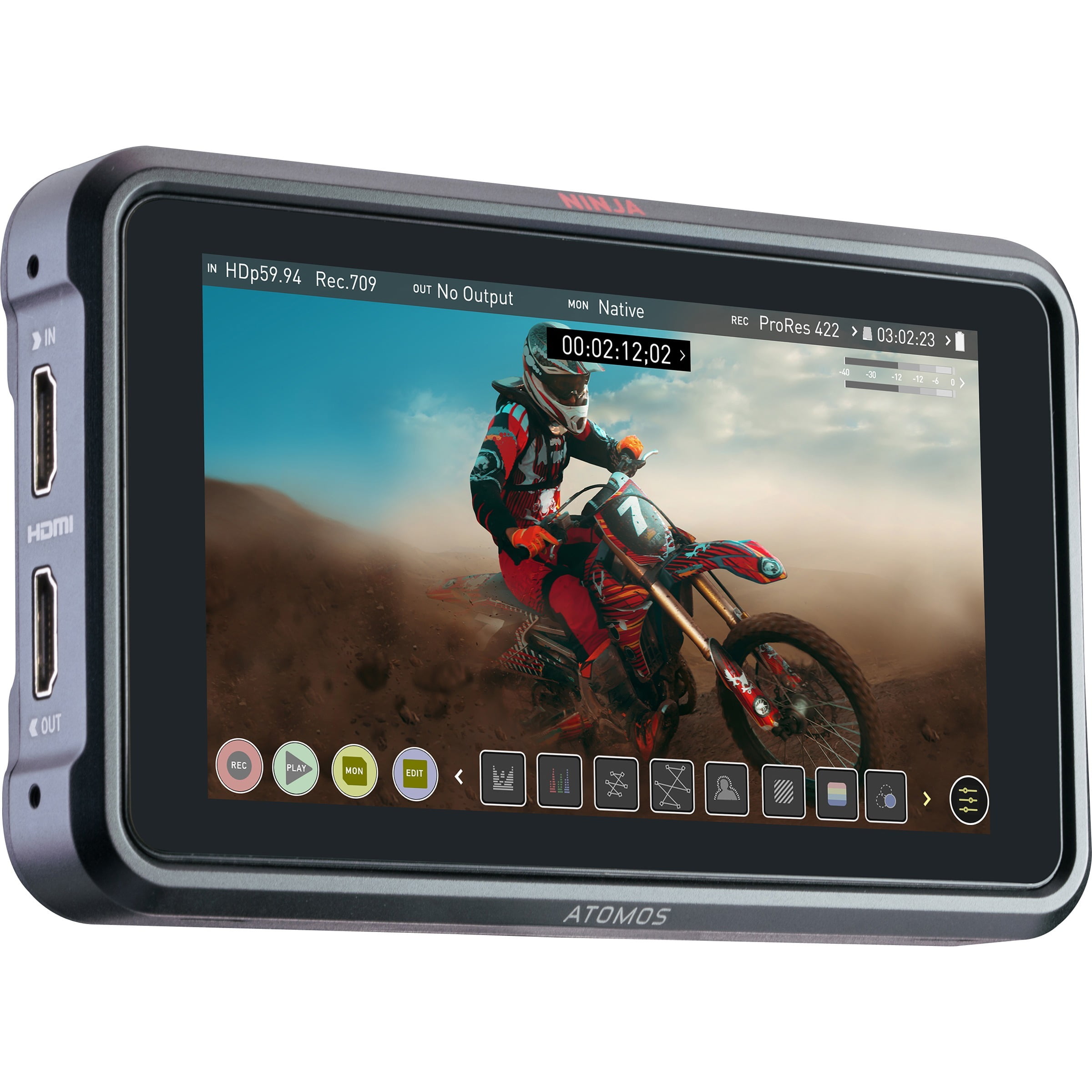 Atomos Ninja V 5" LCD Touchscreen Monitor, 16:9 - Walmart.com - Walmart.com