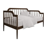 Castle Place Mid-Century Twin Wooden Spindle Daybed - Walnut - Walmart.com
