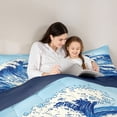 Castle Fairy Sea Waves Twin Comforter Sets,Japanese Style Bedding Set ...