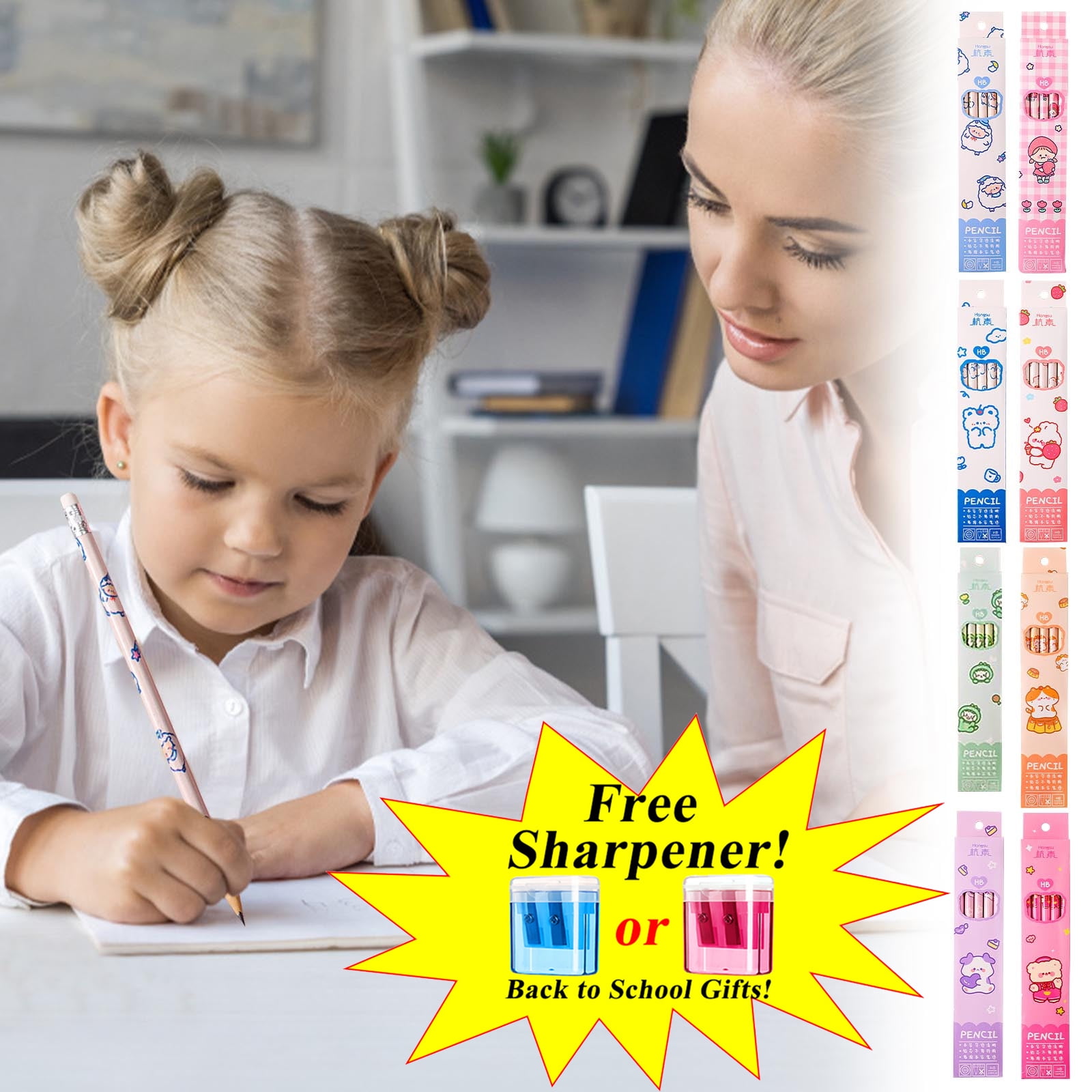 Click here for Boovnll Pencils  10pcs Wood-Cased Unsharpened Soft... prices