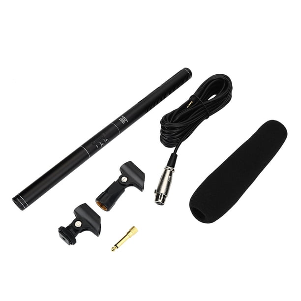 Professional Interview Microphone Uni directional Condenser for DSLR ...