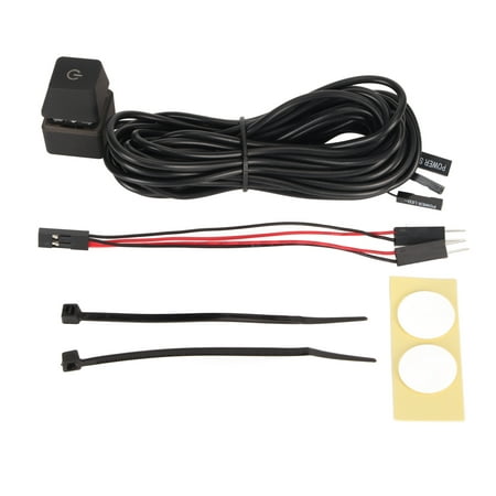 Power Supply Control Adapter Cable, Backlit External PC Power Button ...