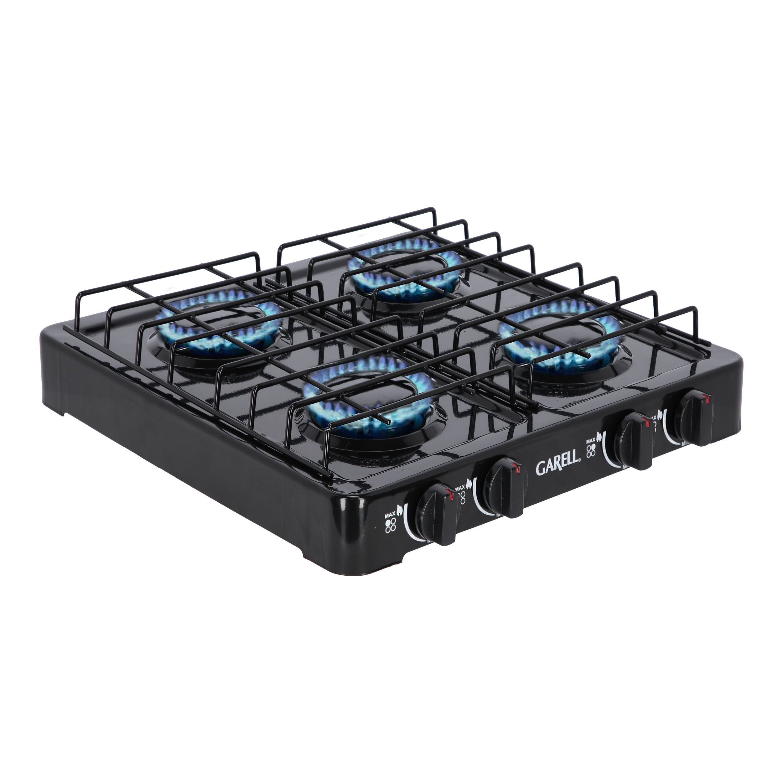 Estufa Parrilla de Gas de Mesa 4 quemadores GARELL Garell PM4QC-N ...