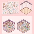 KLFGJ DIY 3D House Stickers Cute Scene Stickers Fun DIY Stickers Scene ...