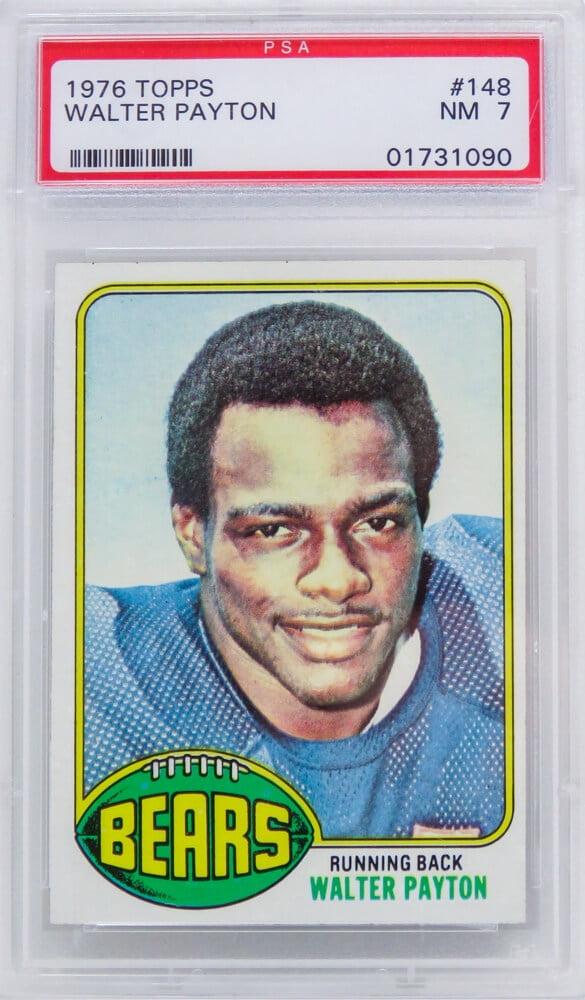 Walter Payton (Chicago Bears) 1976 Topps Football #148 RC Rookie Card ...