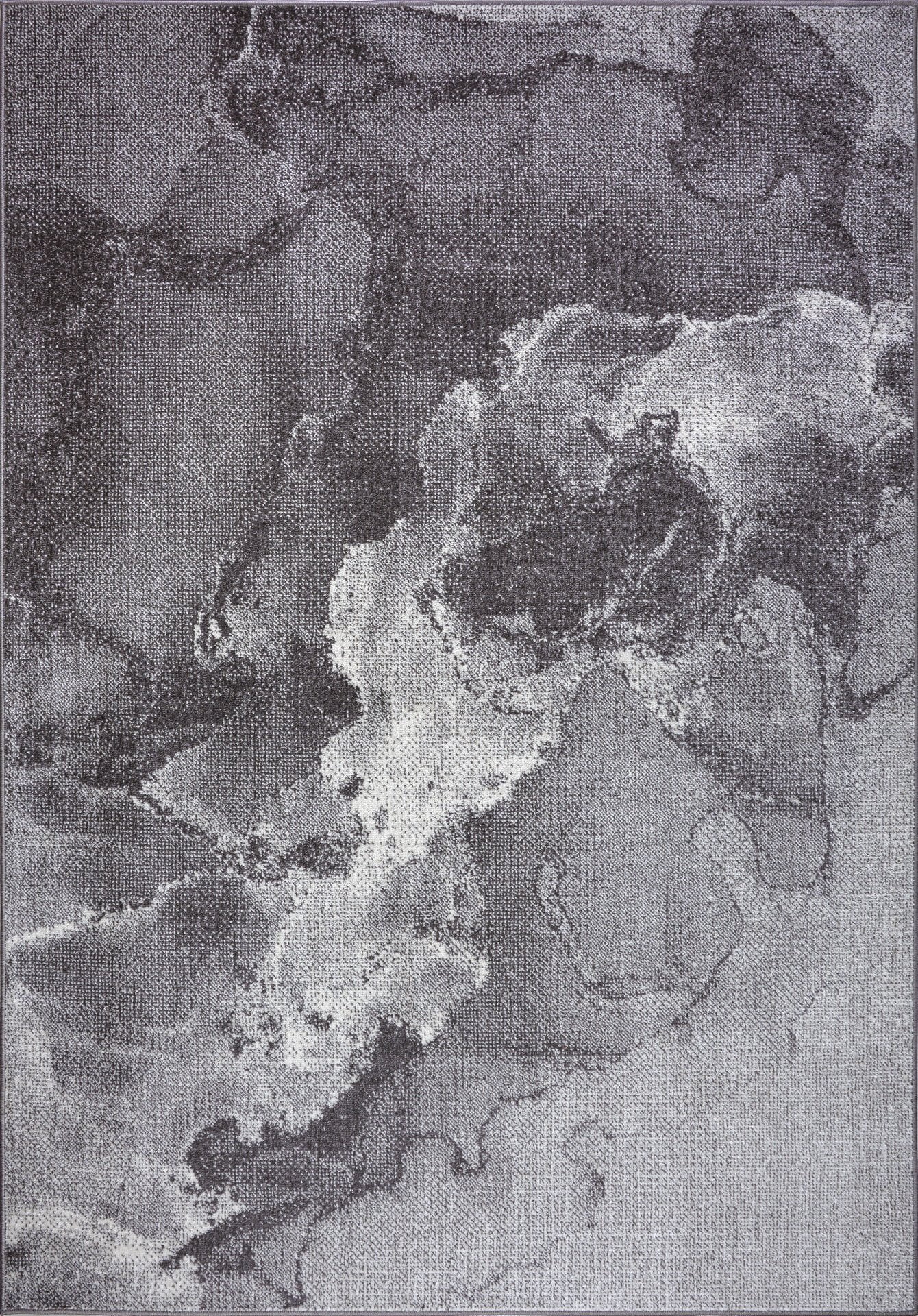 Logan Dark Grey Rustic Marble Design Modern Contemporary Area Rug ...