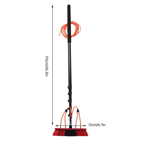 Water Fed Pole Kit, 24ft Length Water Fed Brush, Water Fed Cleaning ...