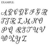 Wooden Letter Unfinished, Marcella Font, Craft Cutout - Walmart.com