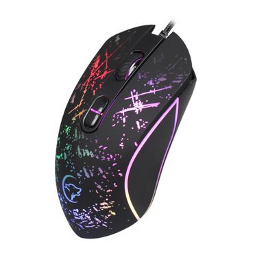 BENGOO Gaming Mouse Wired, USB Optical Computer Mice with RGB Backlit ...