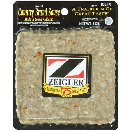 Zeigler Country Brand Sliced Souse, 6 oz - Walmart.com