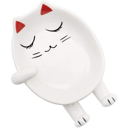 Spoon Rest for Kitchen, Ceramic Cute Cat Spoon Holder for Cooking ...