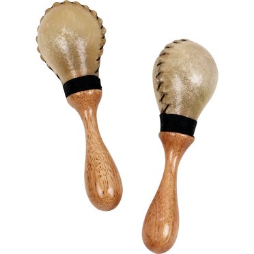 Musfunny Maracas Hand Percussion Rattles,Beech Wood Material Rumba ...