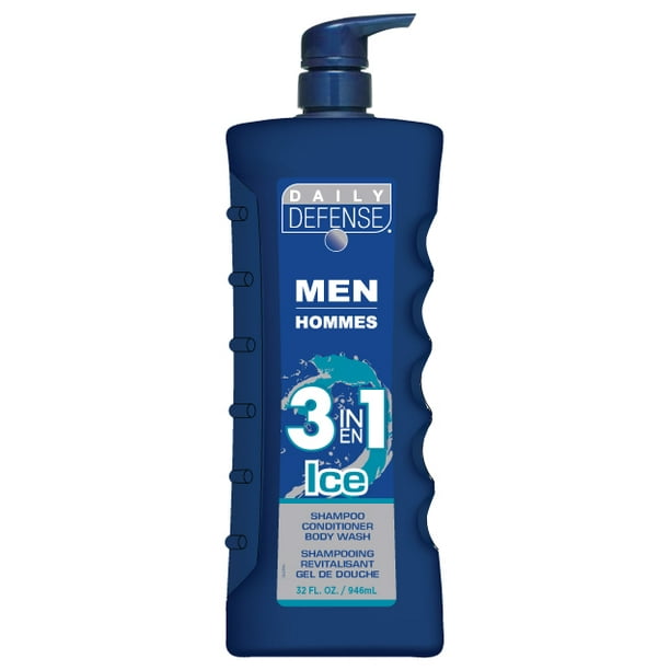 Daily Defense Mens 3in1 Ice 32oz - Walmart.com