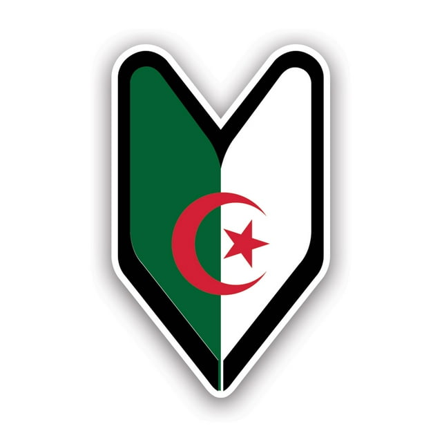Algerian Driver Badge Sticker Decal - Self Adhesive Vinyl ...