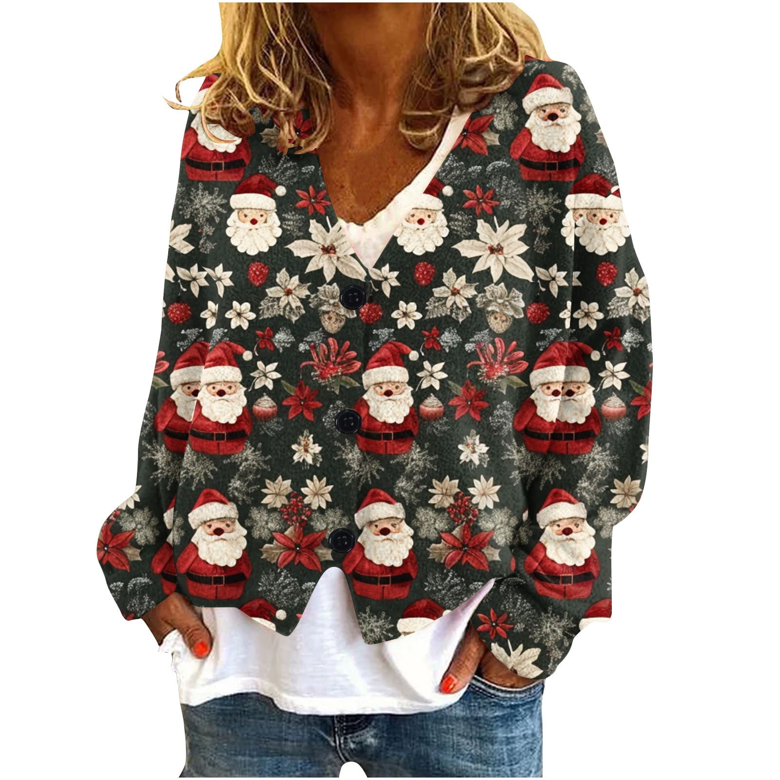 Click here for Clearance Staron Ugly Christmas Cardigan For Women... prices
