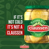 Claussen Kosher Dill Pickle Chips, 20 fl. oz. Jar - Walmart.com