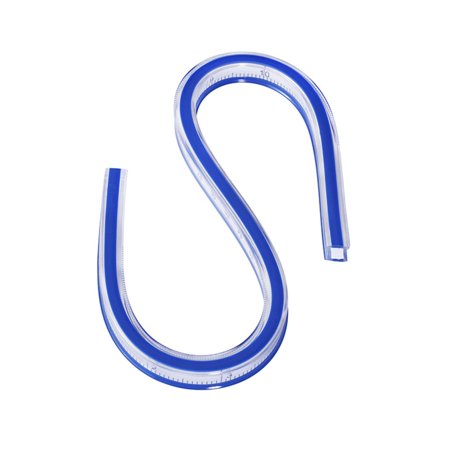 Snake Shaped Ruler Curve Ruler Command Ruler durable snake Clothing ...