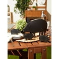 Accent Plus Home Decorative Pig and Piglets Metal Garden Sculpture Set ...