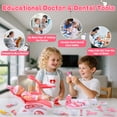 WonderStone Dentist Play Set , 48PCS Pretend Play Doctor Kit with Doll ...