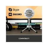 Blue Snowball USB Microphone for PC, Mac, Gaming, Recording, Podcasting ...