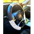 Peanuts Snoopy Expression Design Steering Wheel Cover, Black and White ...