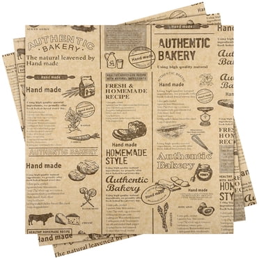 50 Sheets Food Wrap Paper Deli Greaseproof Paper Sandwich Cake Wrappers ...