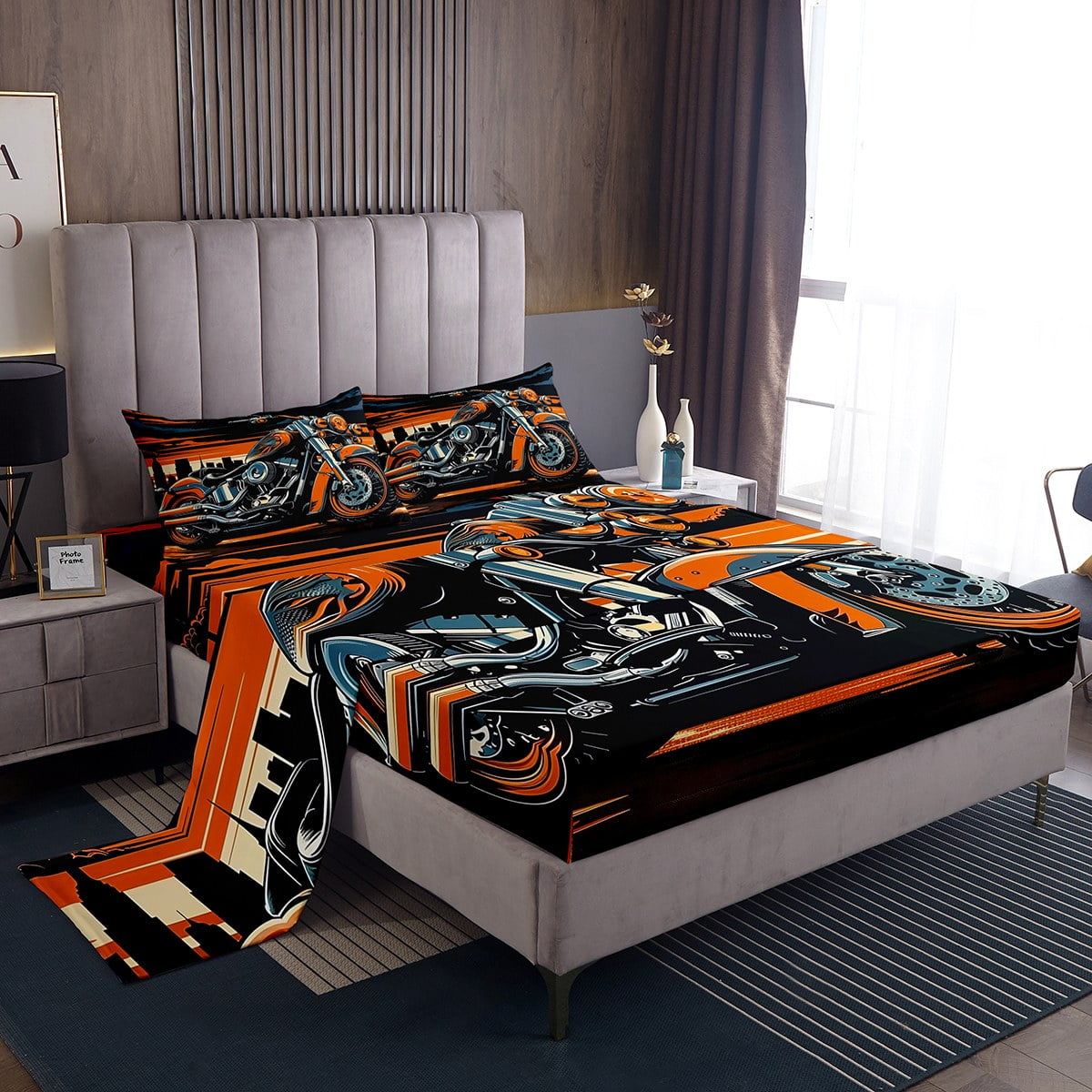 Click here for Erosebridal Dirt Bike Bed Sheets Set Queen Size  M... prices