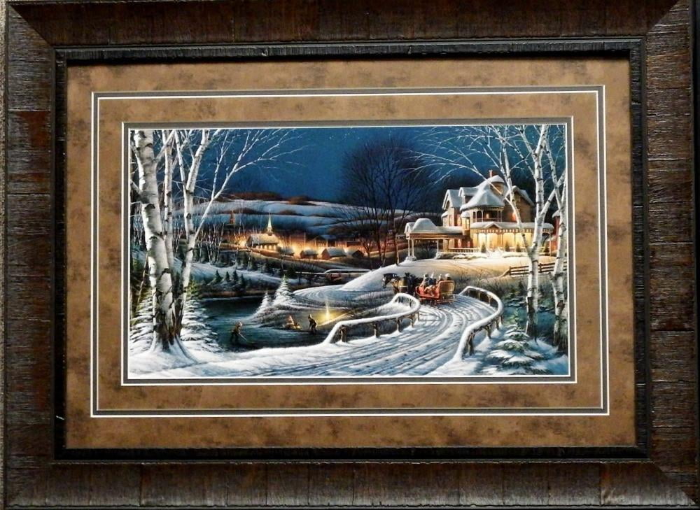 Terry Redlin Family Traditions Holiday Print-Framed - Walmart.com