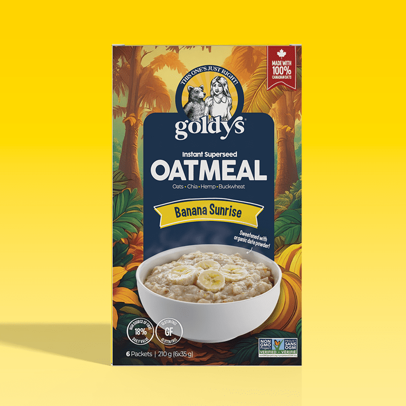 Click here for Goldys Banana Sunrise Oatmeal 210g  1bx (6pkt) prices