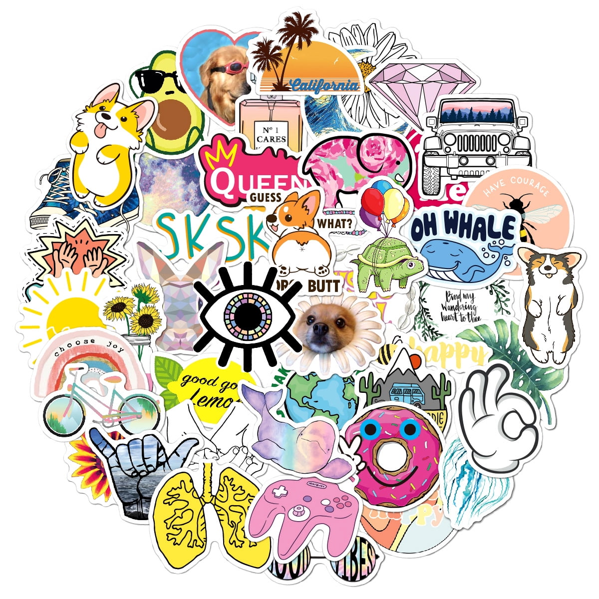 Click here for Amdohai Stickers For Water Bottles  100 Pack/Pcs H... prices