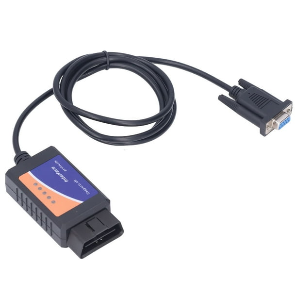 EL Tester,ELM327 COM Port DB9 EL Scan Tool Diagnostic Scanner Compact ...
