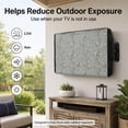 Bird Flowers Outdoor TV Cover 52 to 55 Inch Branch Vintage Retro ...